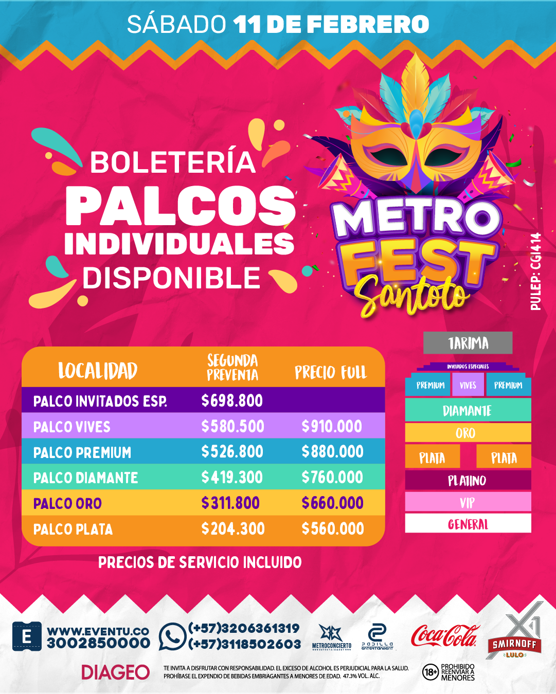 Para el concierto de Carlos Vives en Santo Tomás hay boletería de ...